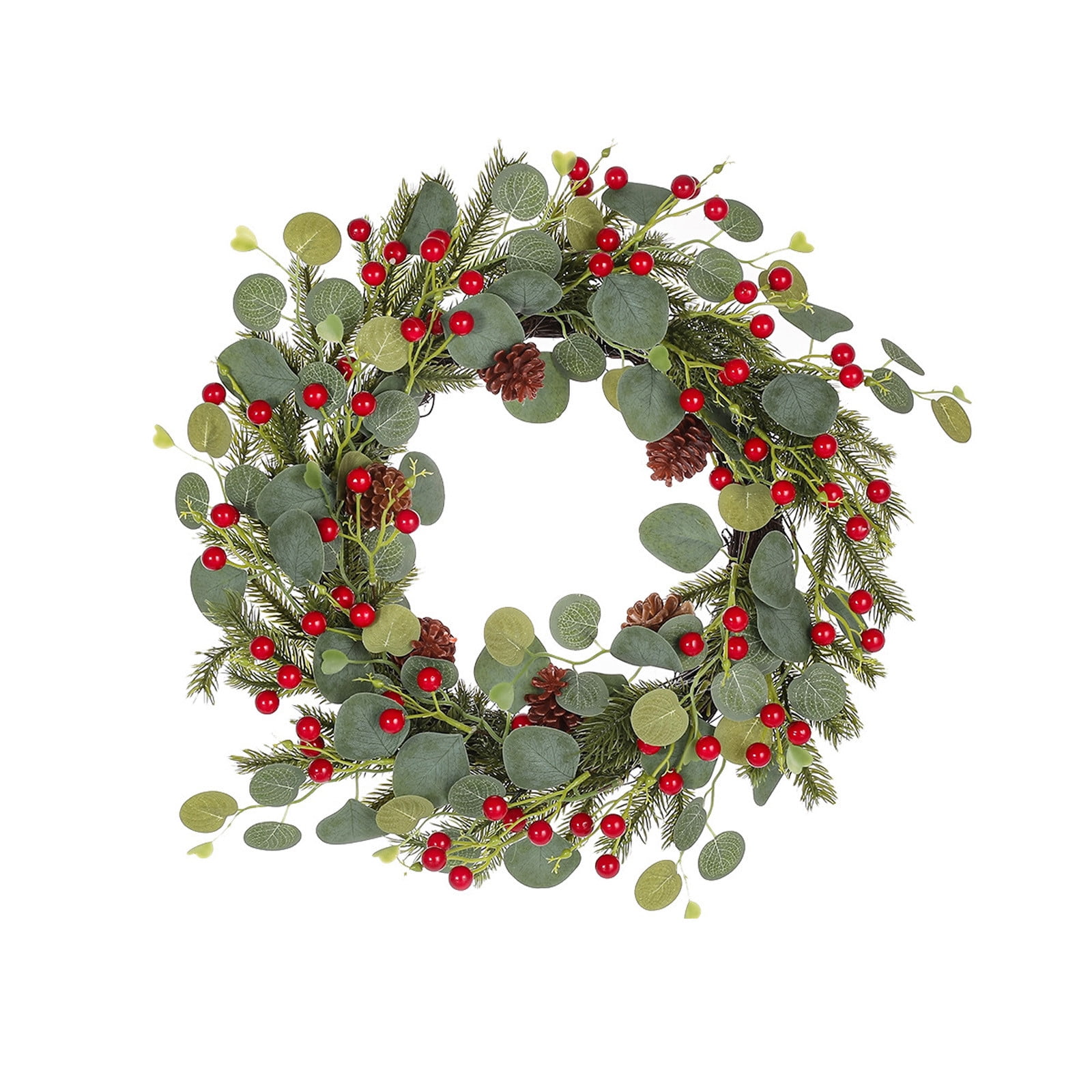 Twfbrm Christmas Wreath,Artificial Christmas Wreaths for Front Door ...