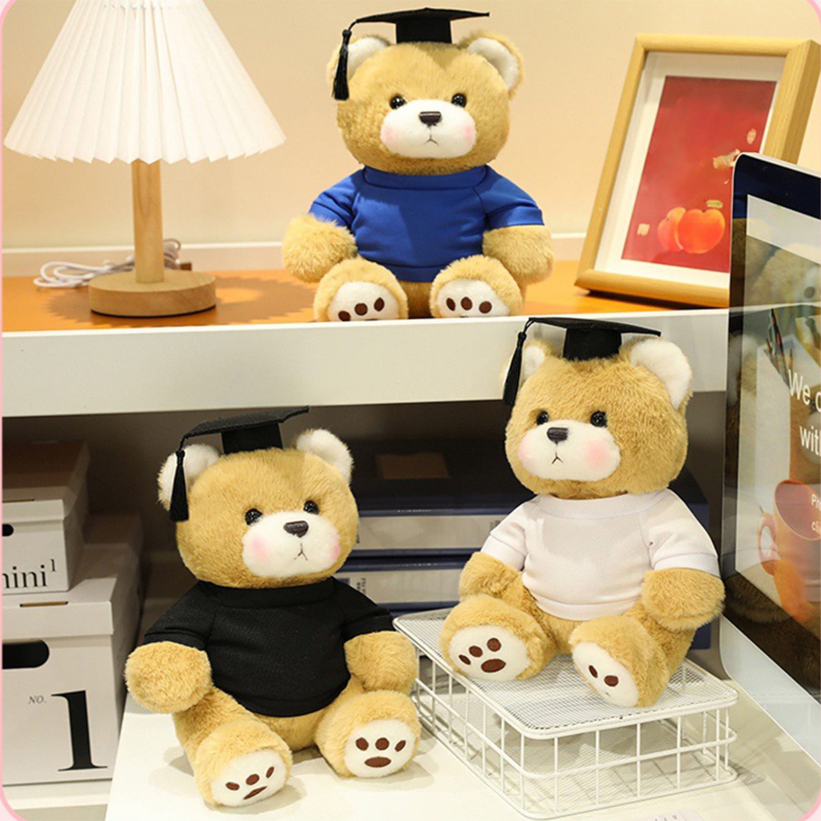 Twfbrm Class of 2025 Graduation Bear, 10 Inch Stuffed Animal Dolls with ...