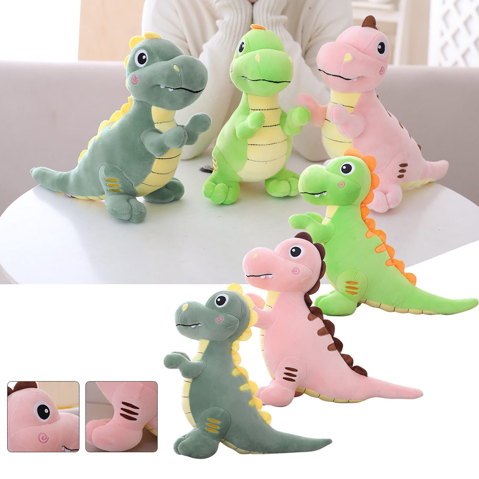 Twfbrm Cute Dinosaur Plush Toys,Dinosaur Stuffed Animals Toys Dolls ...