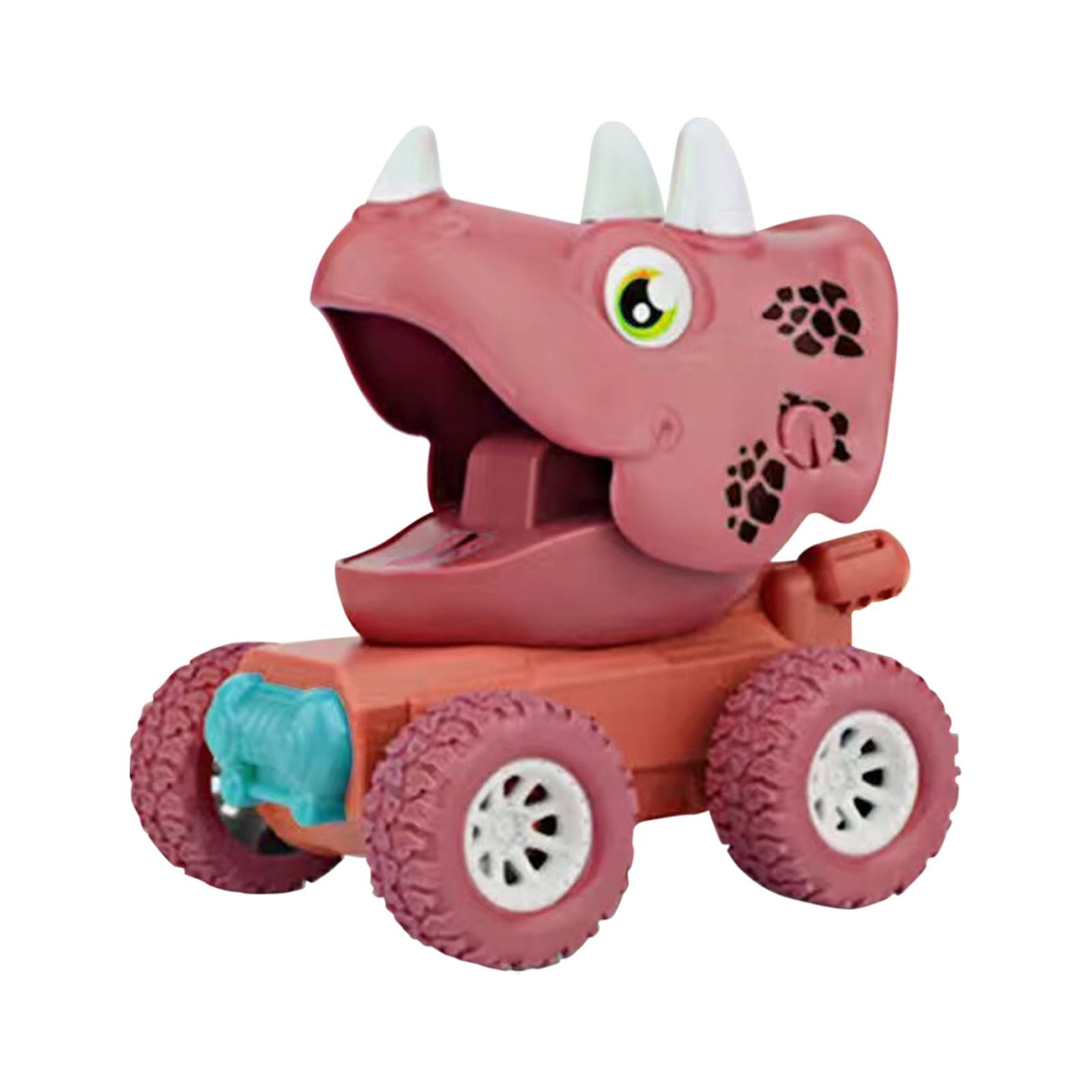 Twfbrm Dinosaur Racing Cars for Toddler Toys 2-5, Baby Push and Go Car ...
