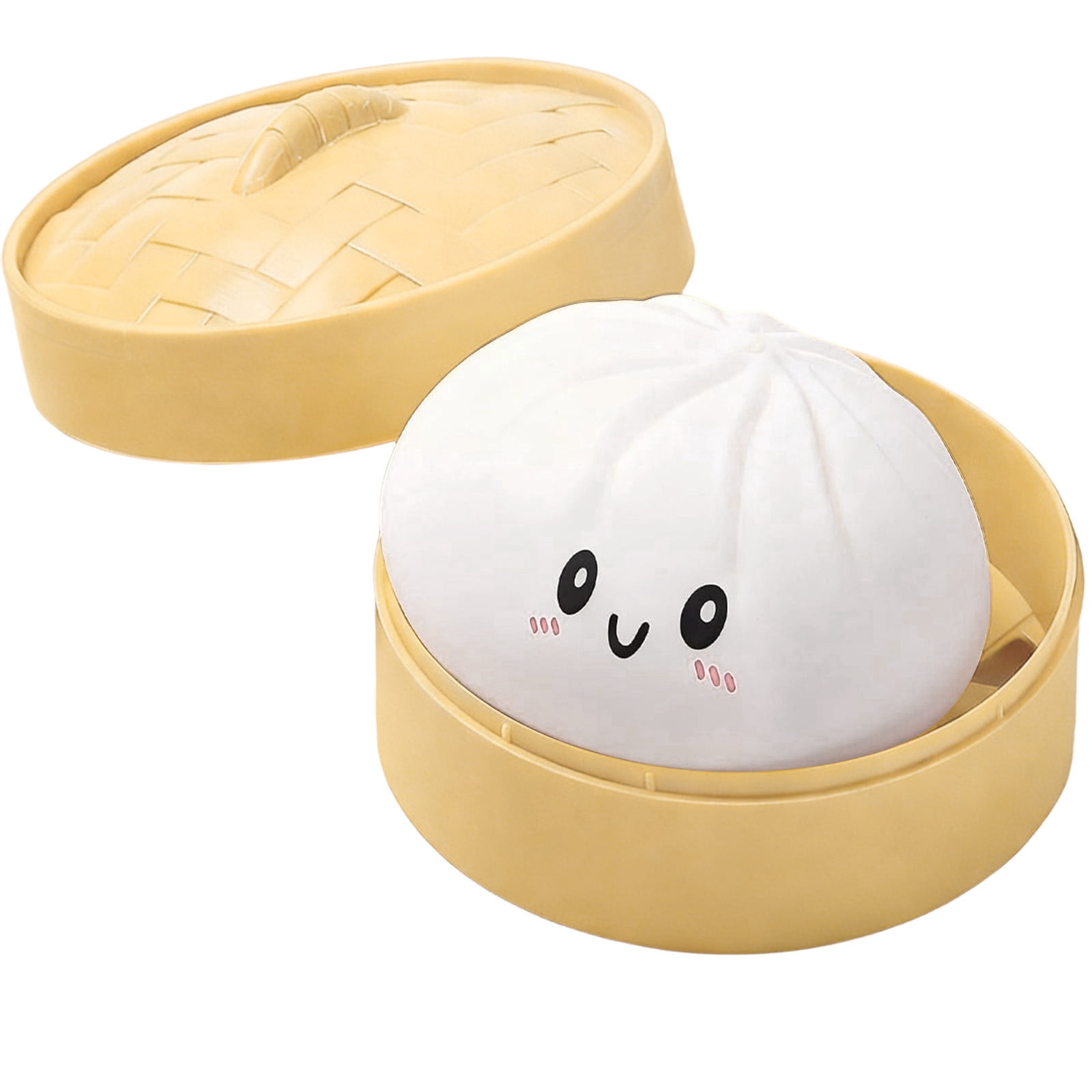Twfbrm Dumpling Stress Ball, Giant Squashy Dumpling with Food Steamer ...