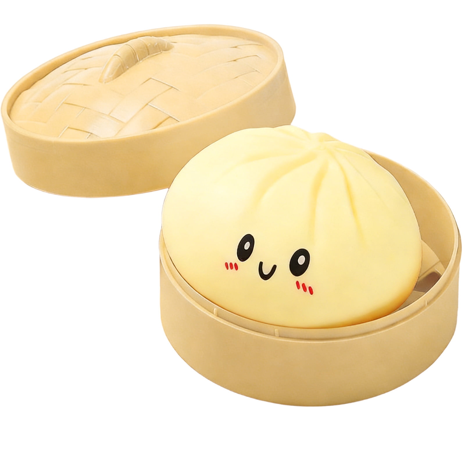 Twfbrm Dumpling Stress Ball, Giant Squashy Dumpling with Food Steamer ...