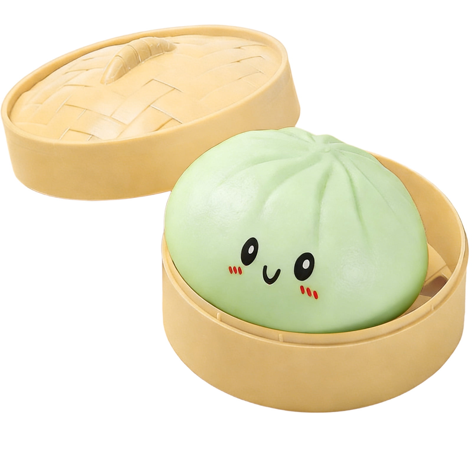 Twfbrm Dumpling Stress Ball, Giant Squashy Dumpling with Food Steamer ...