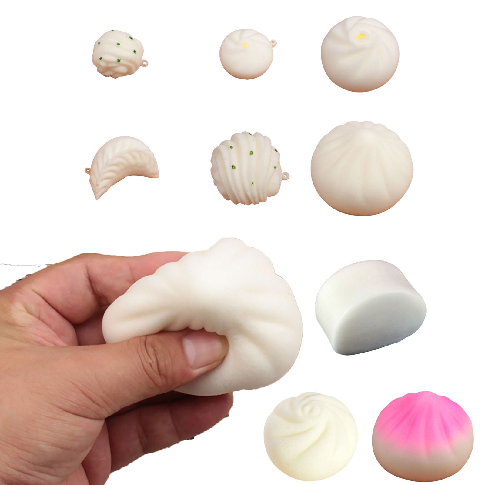 Twfbrm Dumpling Stress Ball, Squashy Dumpling with Slow Rising Effect ...