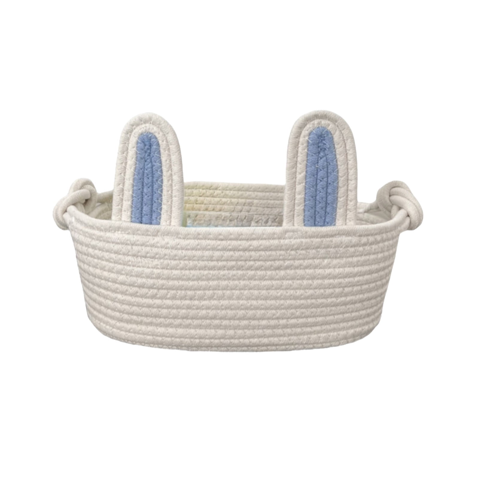 Twfbrm Easter Basket, Handmade Woven Cotton Rope Decorative Basket with ...