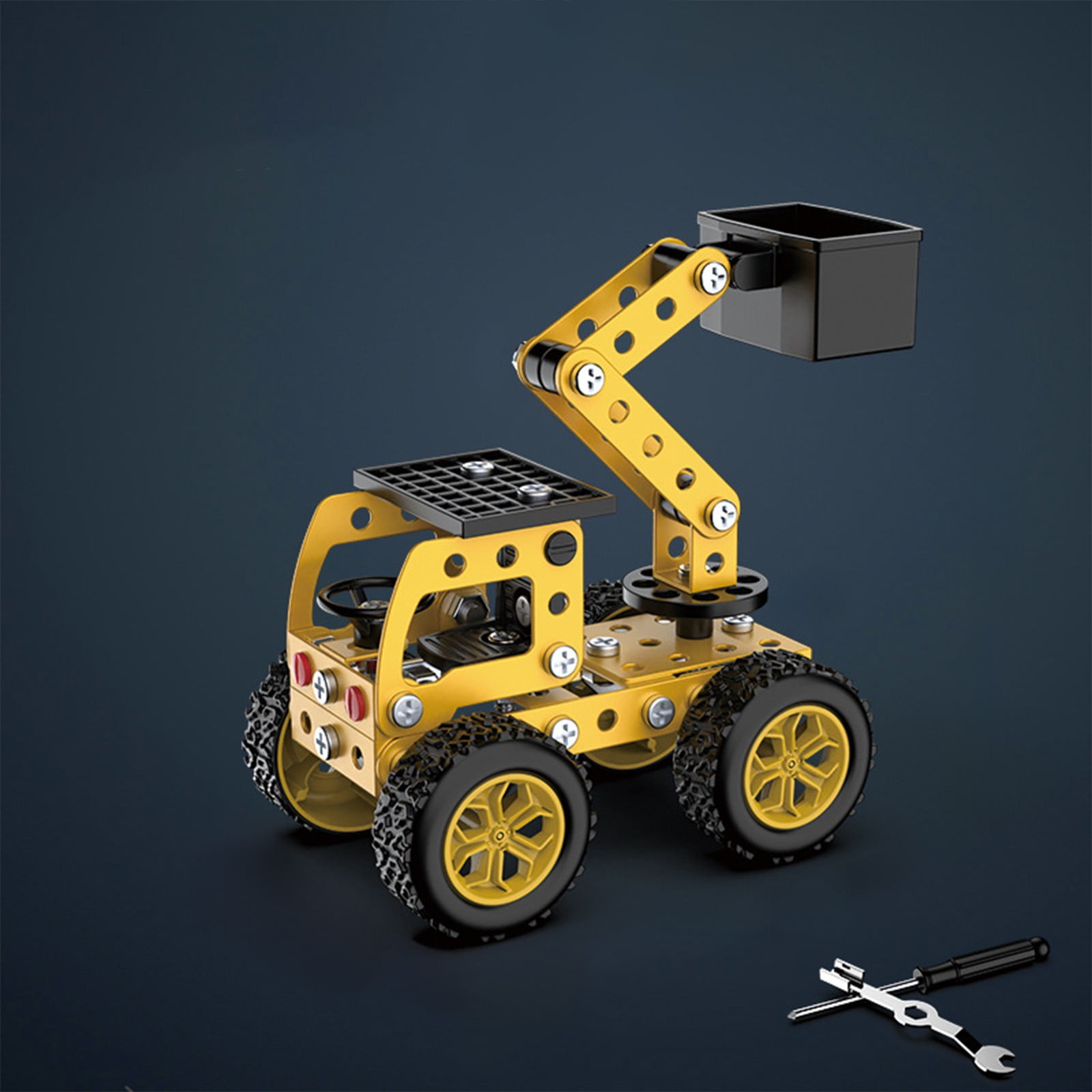 Twfbrm Excavator Toys, Metal Building Kids Toys Sets Projects ...