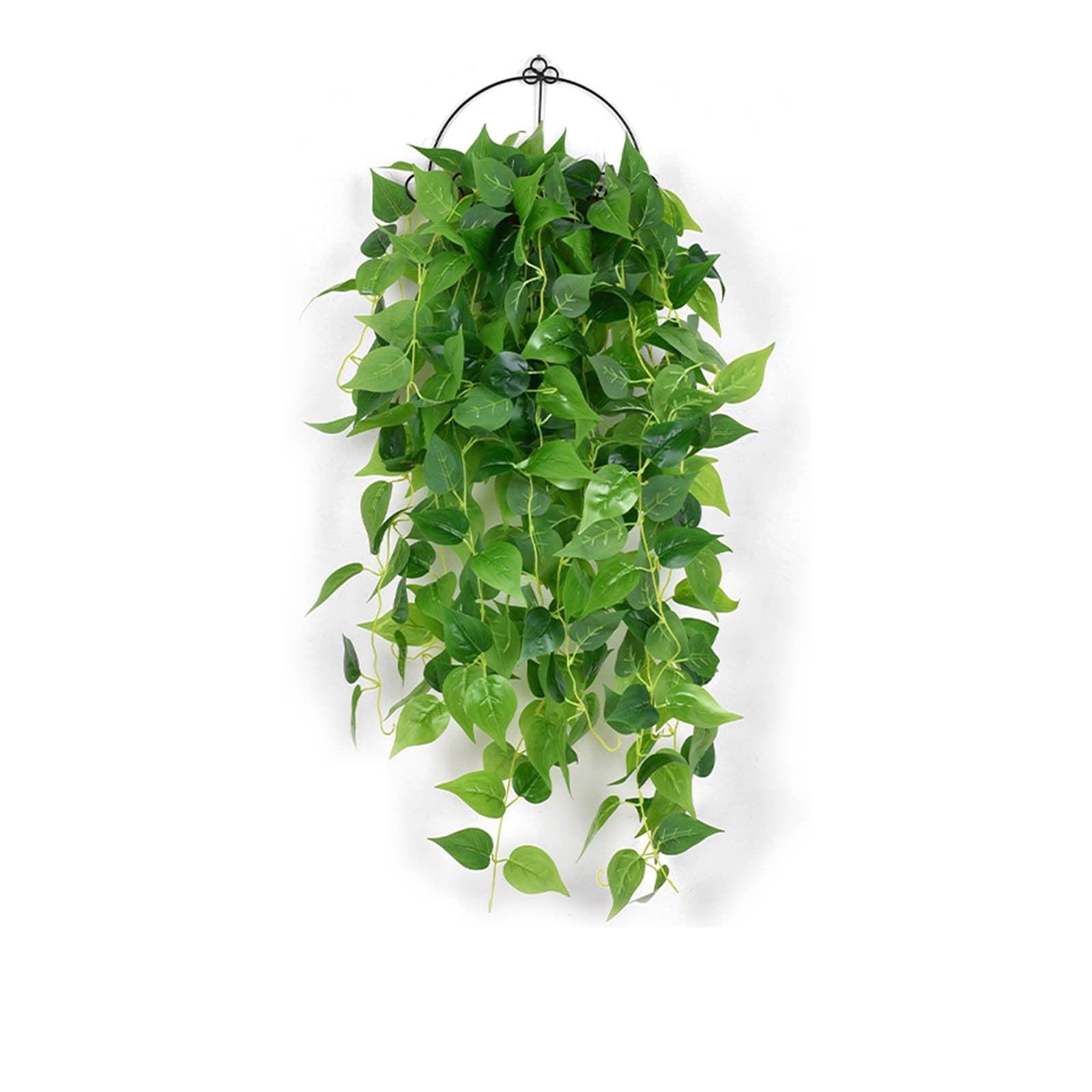 Twfbrm Faux Hanging Plants, 40 inch Artificial Pothos Vines with Green ...