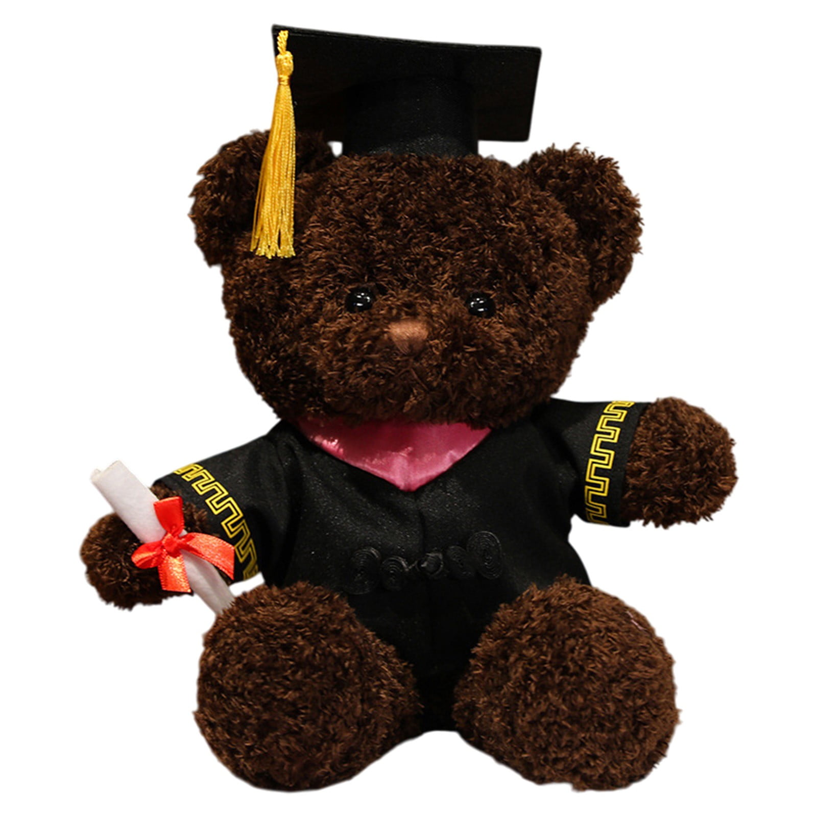 Twfbrm Graduation Bear Plush Toys, 14 Inch Black Stuffed Animal Bear ...