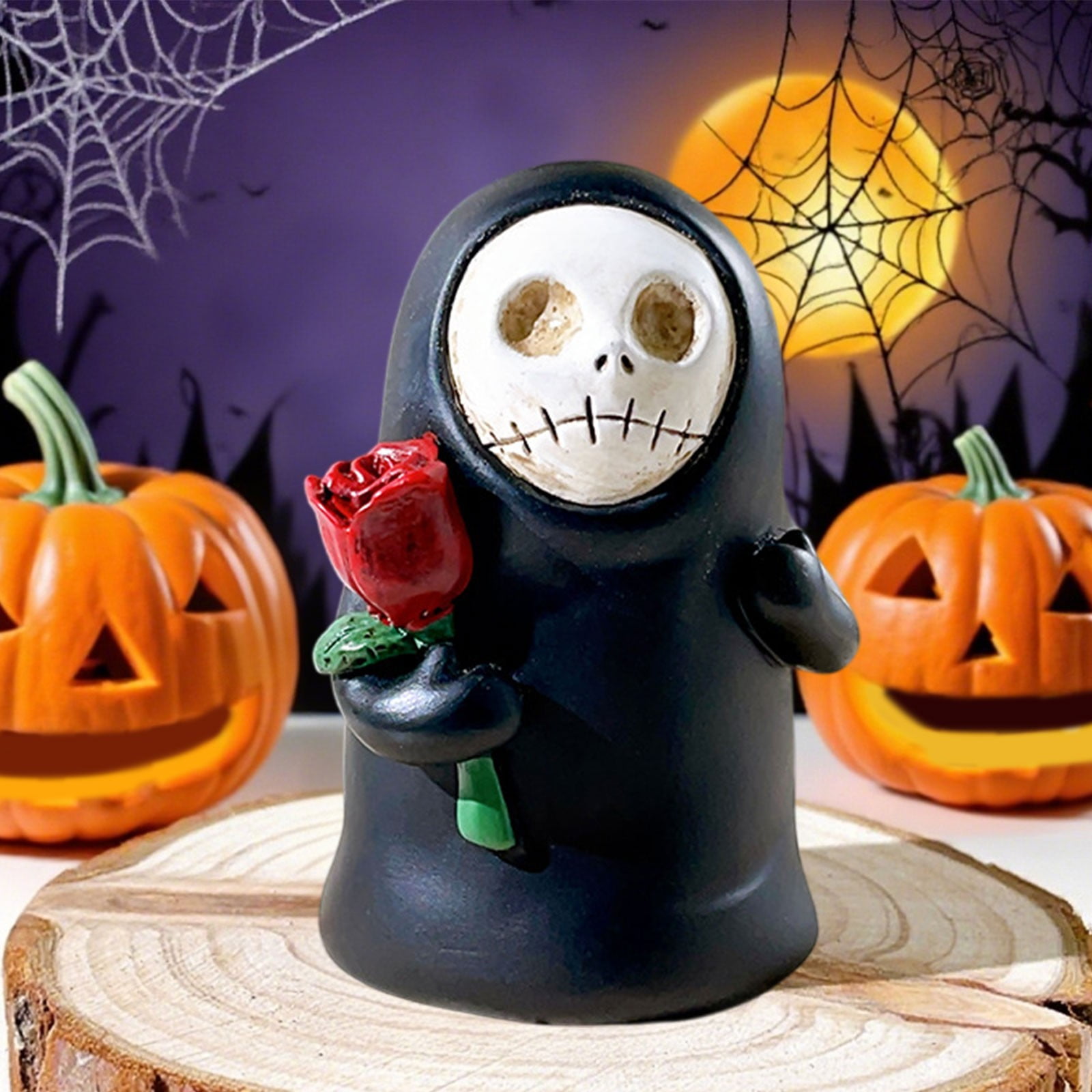 Twfbrm Halloween Ghost Statue, Halloween Decorations 3"H Mini Spooky ...