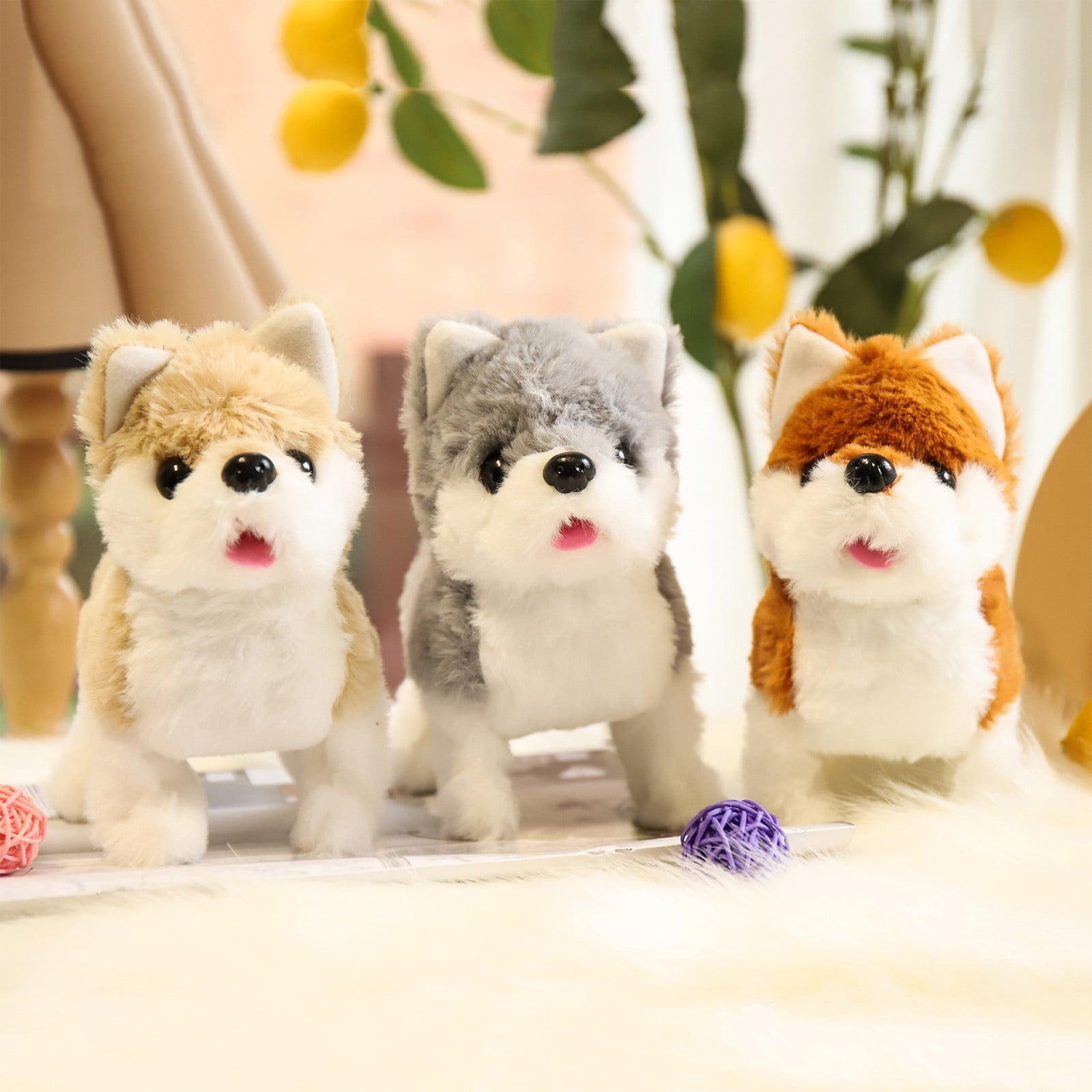 Twfbrm Interactive Simulation Dog -Realistic Puppy Electronic Toy Dog ...