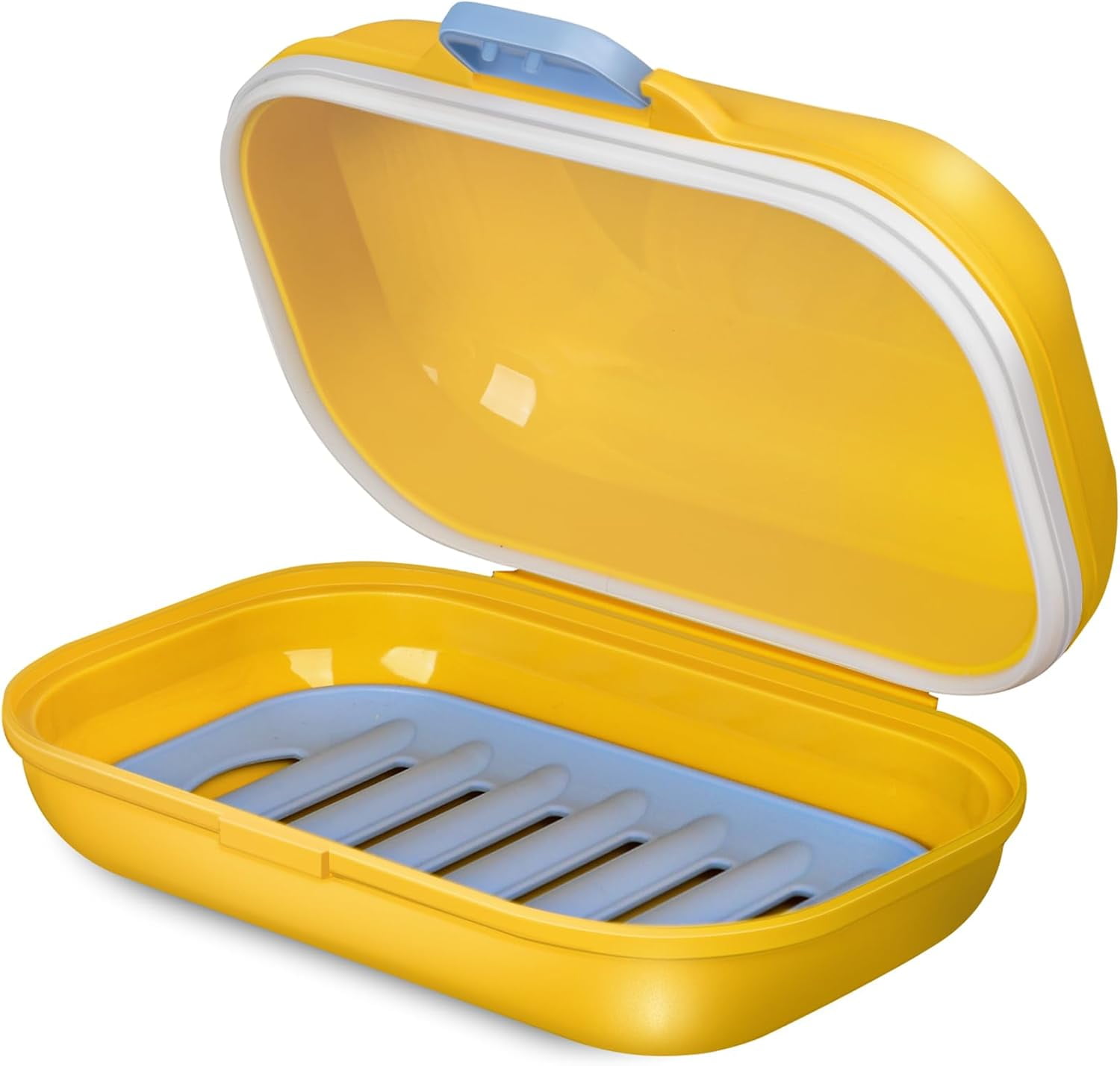 Twfbrm Travel Soap Case with Lid, Portable Soap Container with Draining ...