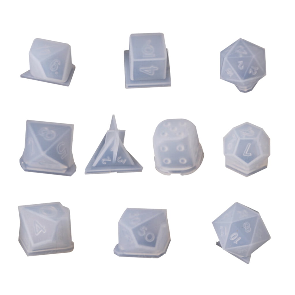 TwhqxjCN 10Pieces Molds for Resin Casting Standard Game Fillet Square ...