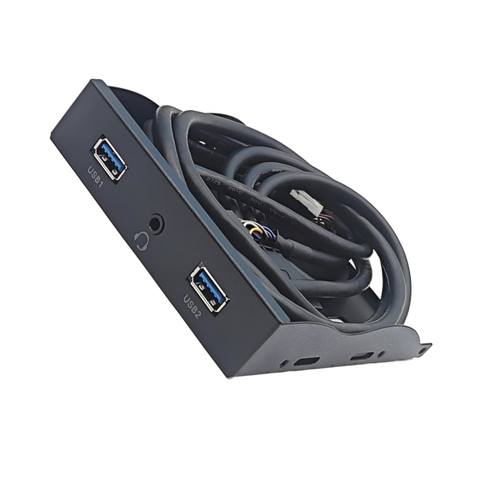 TwhqxjCN 2Port USB 3.2 GEN1 5Gbps + 3.5mm Headphones Interfaces Front ...