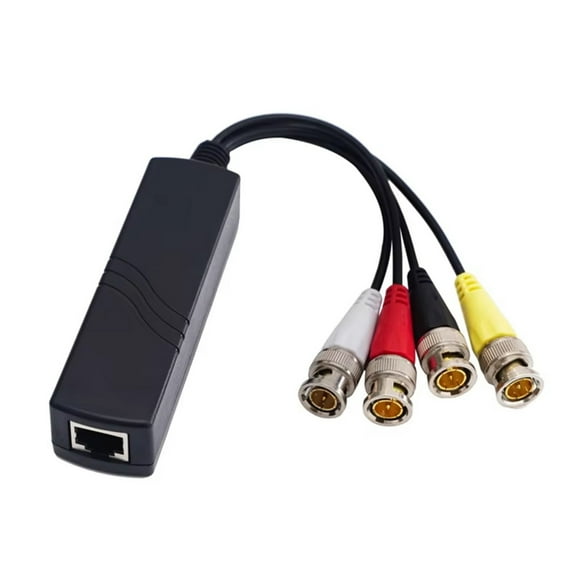 TwhqxjCN 4Channel 8MP Passive Video Balun Transceiver for CCTV Systems with High Resolution BNC ...