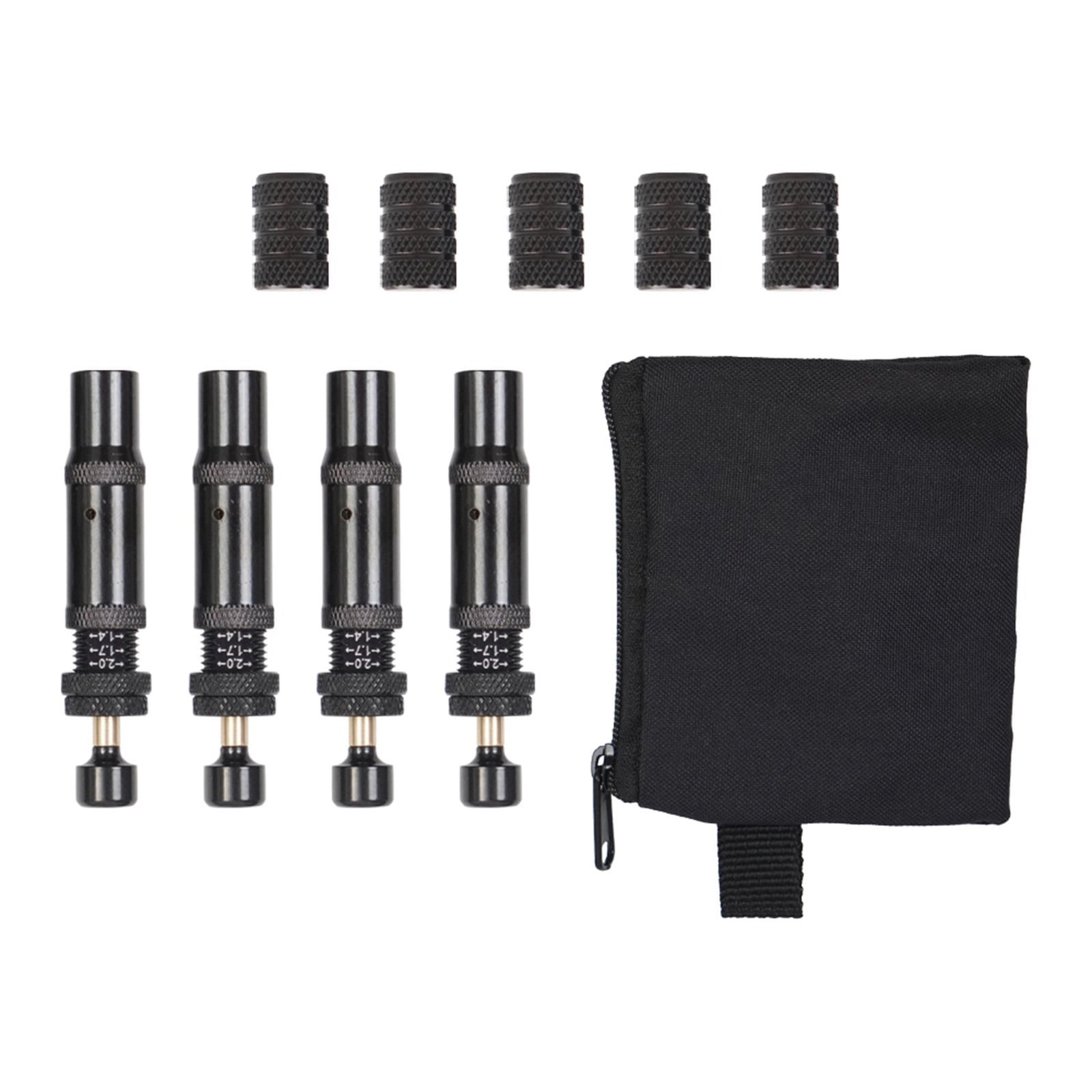 TwhqxjCN Adjustable Auto stops Tire Deflator set Screw On Tyre Air ...