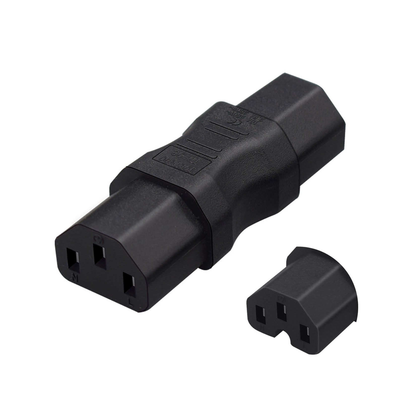 TwhqxjCN C13 to C15 Power Adapter C13 Female to C15 Plug Female Power ...