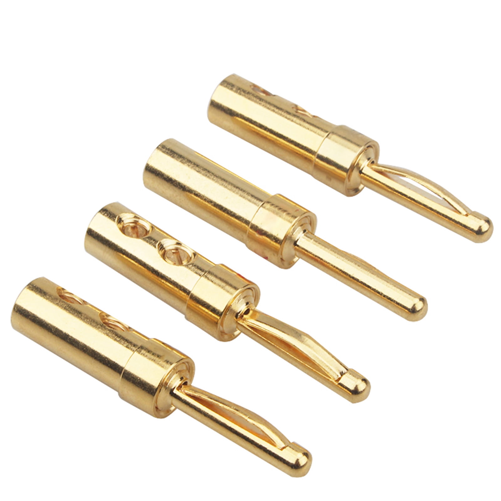 TwhqxjCN Gold Plated Banana Plugs Connectors For Hifi Auditory Systems ...