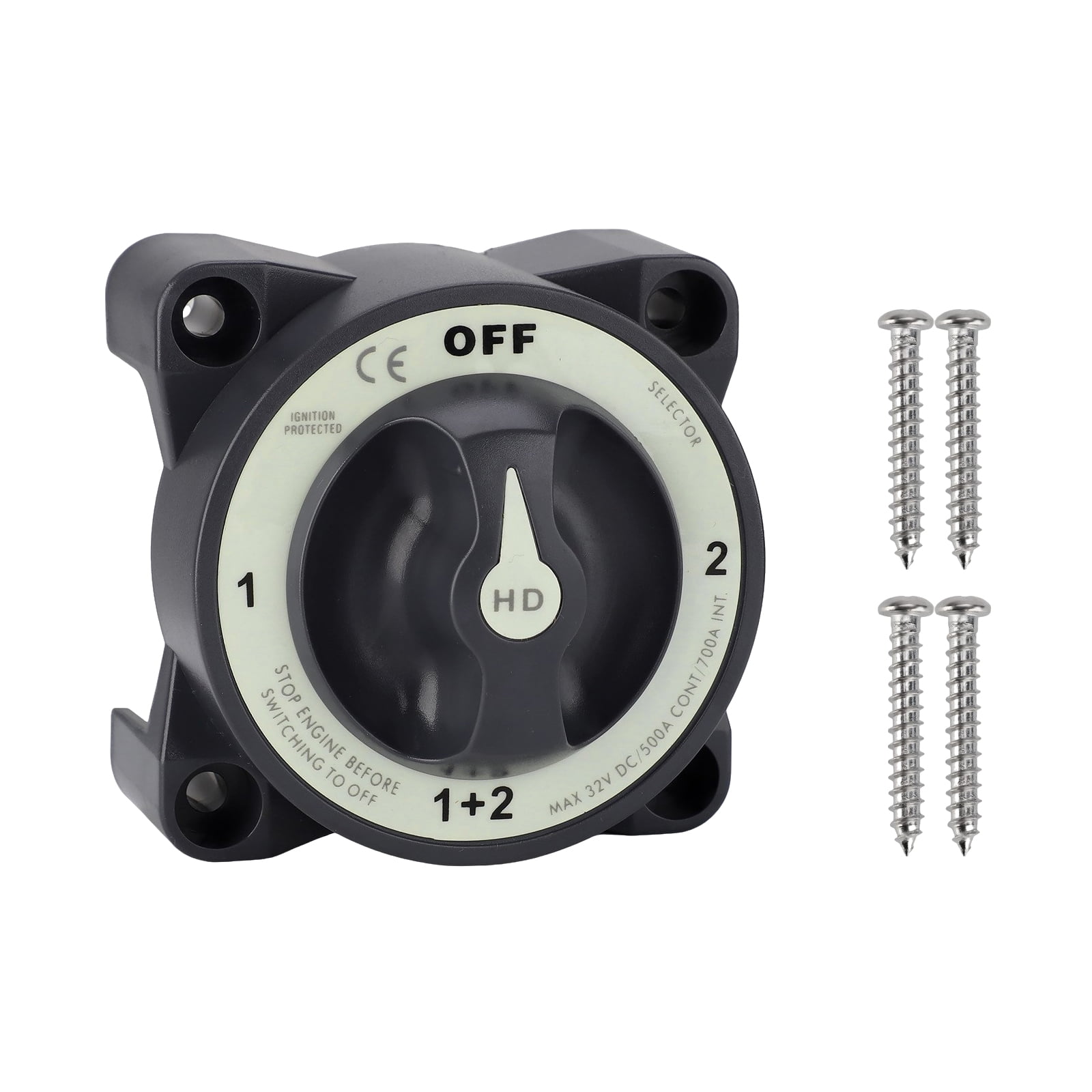 TwhqxjCN Heavy Duty Battery Disconnect Switches Stable 4 Position ...