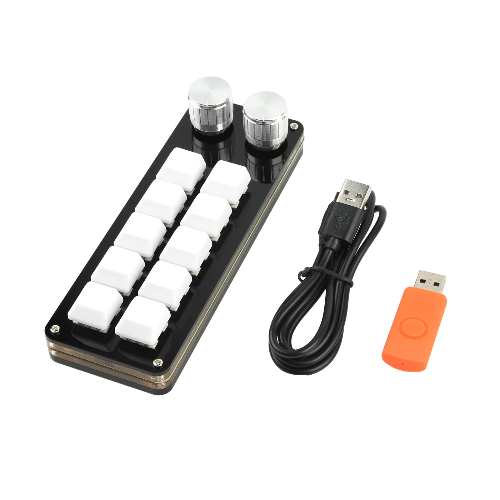 TwhqxjCN Macro Keypad Macro Knob Keyboard Copy Pastes Gaming Keypad 10 ...