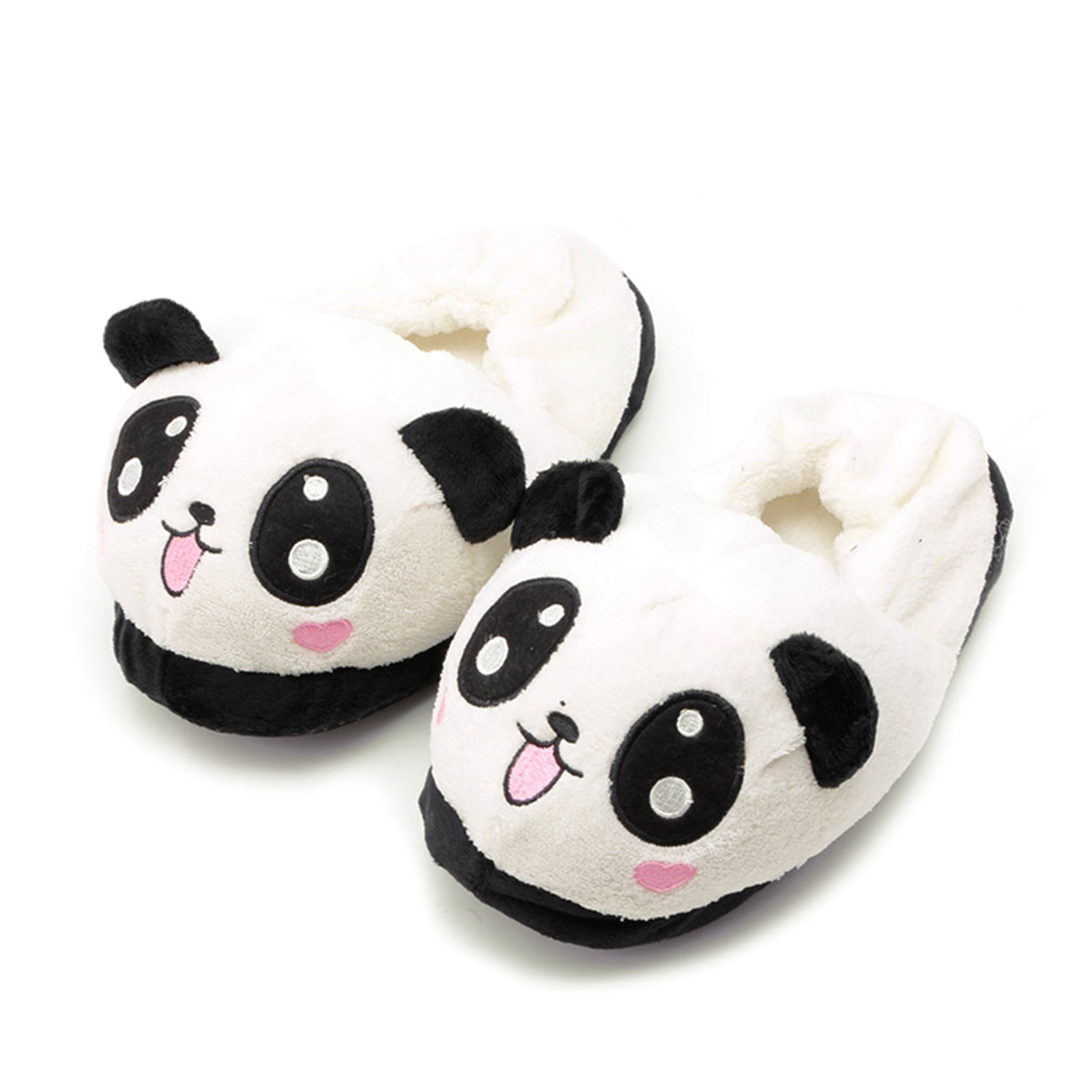 TwhqxjCN Panda Cotton Slippers For omen's inter Indoor Home Slipper ...