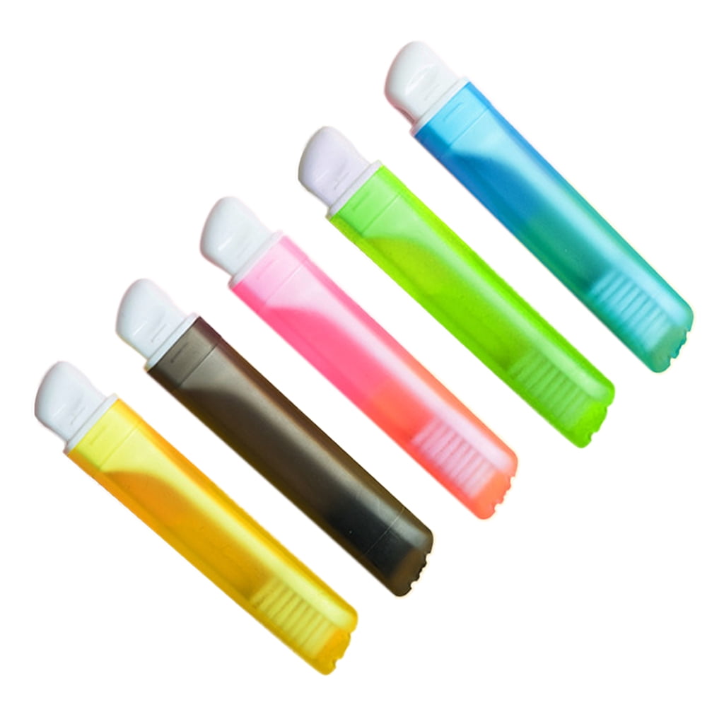 TwhqxjCN Portable Folding Toothbrush Travel Tooth Brush Set for Creative Tooth Tool - Walmart.com