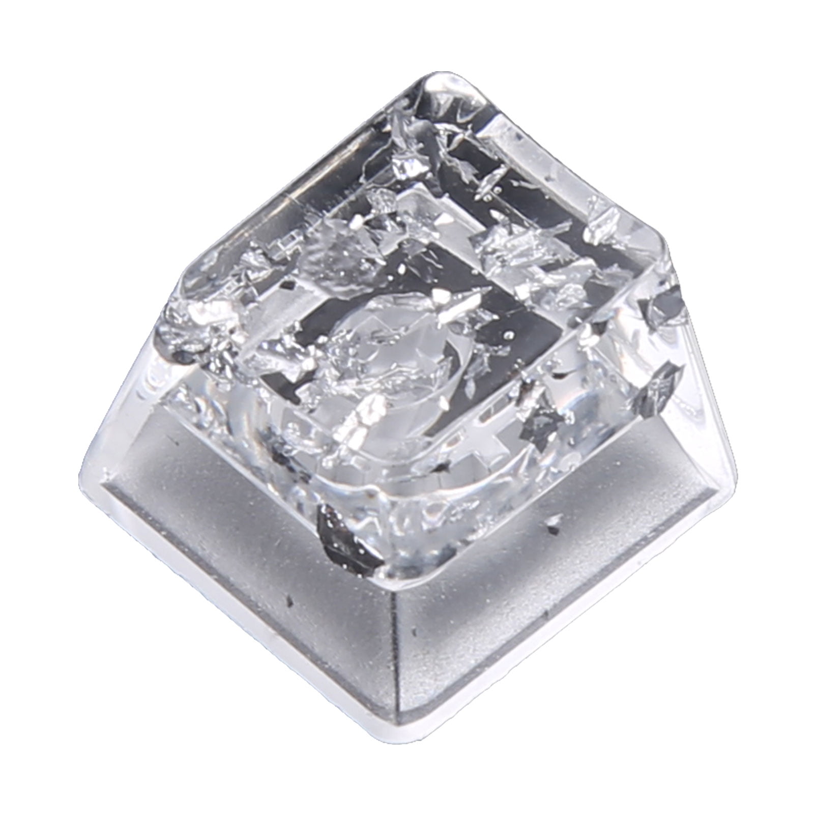 TwhqxjCN Resin Keycaps OEM For Mechanical Keyboard Silver Foil for Key ...