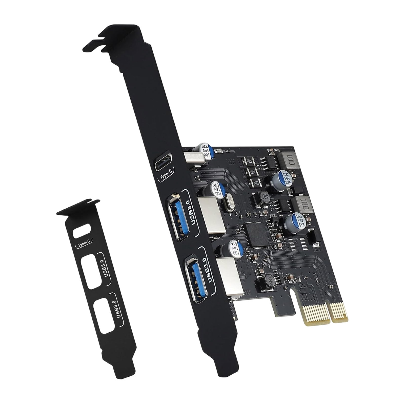 TwhqxjCN USB3.0 PCIe Card With Fast Charging, 3 Port Expansion Type C ...