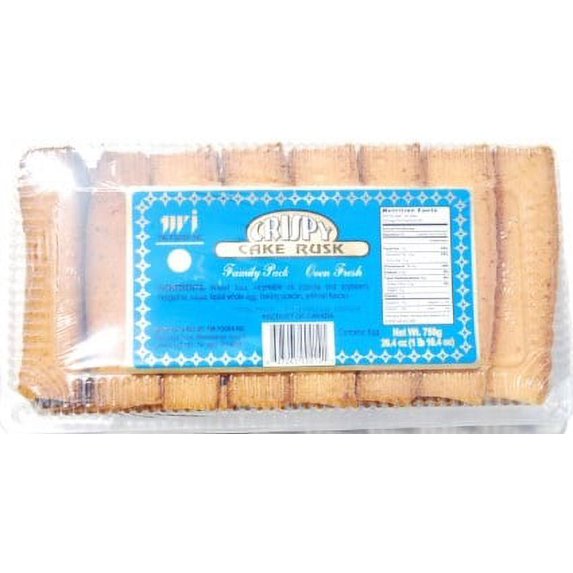 TWI Cake Rusk 650g, Crispy Snack with Vanilla Flavor, Baked Chewy Inner ...