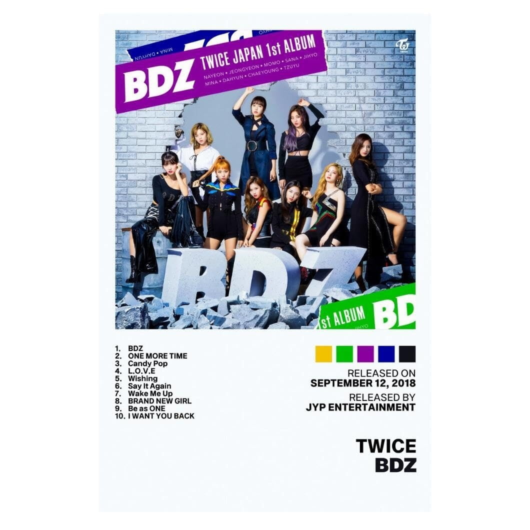 Twice BDZ Album Cover Music Poster K-pop Home Decor For Living Room ...