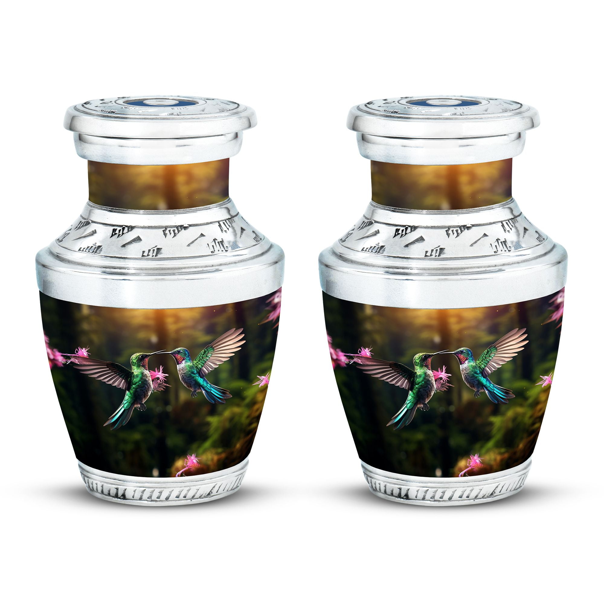Twice Humming Bird Unique Miniature Cremation Urn - Compact Keepsake ...