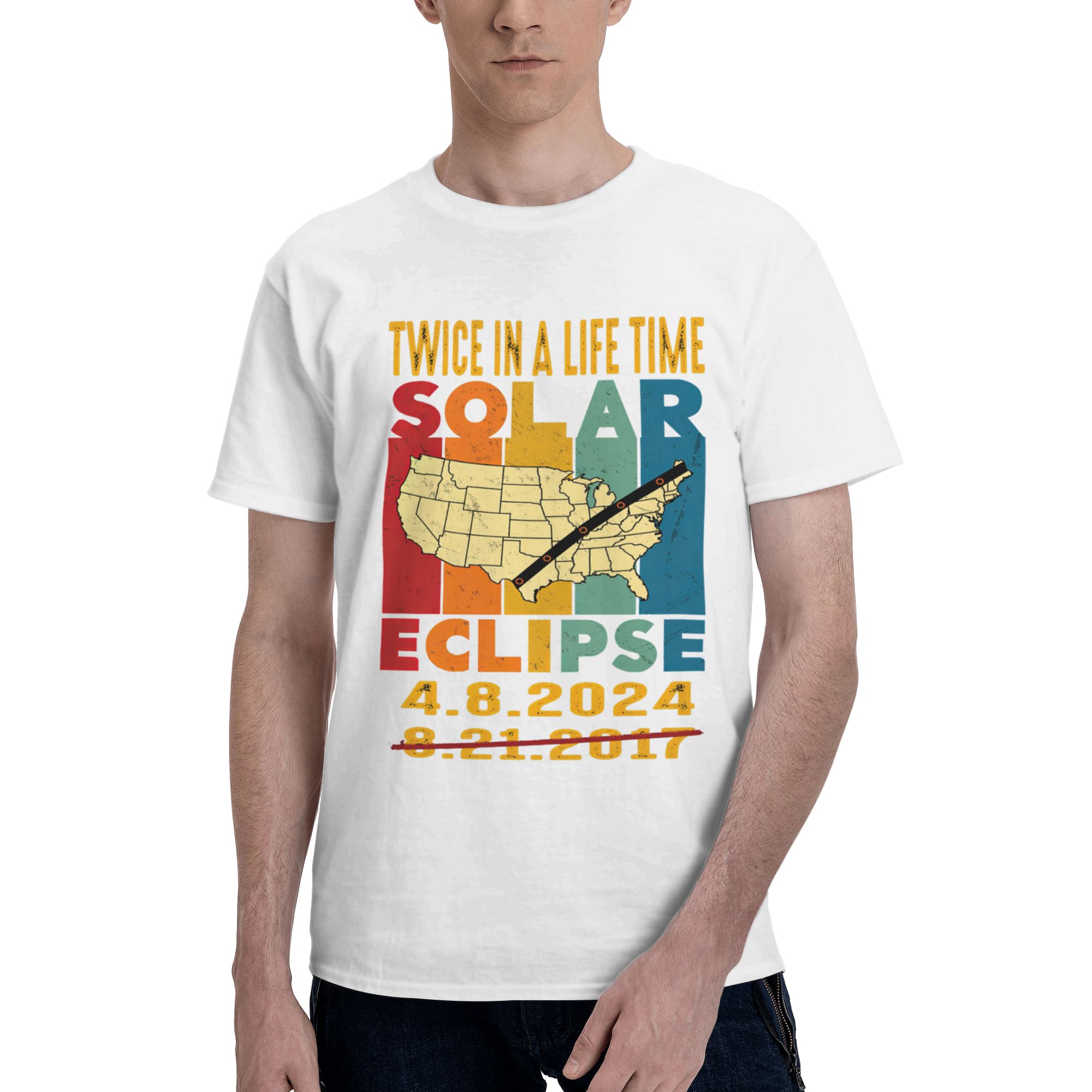 Twice In A Lifetime Solar Eclipse Shirt 2024 Total Eclipse T-Shirt ...