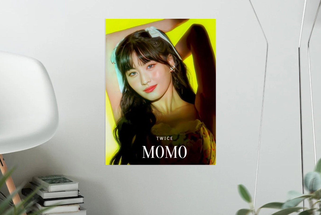 Twice Momo, Minimalistic, Instant, Ready to, Customizable, Wall Art ...