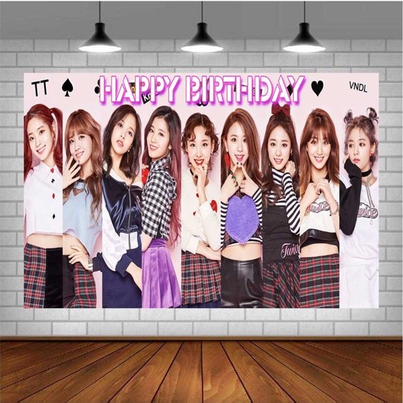Twice Banner Poster Wall Decor Birthday Backdrop Background Party ...