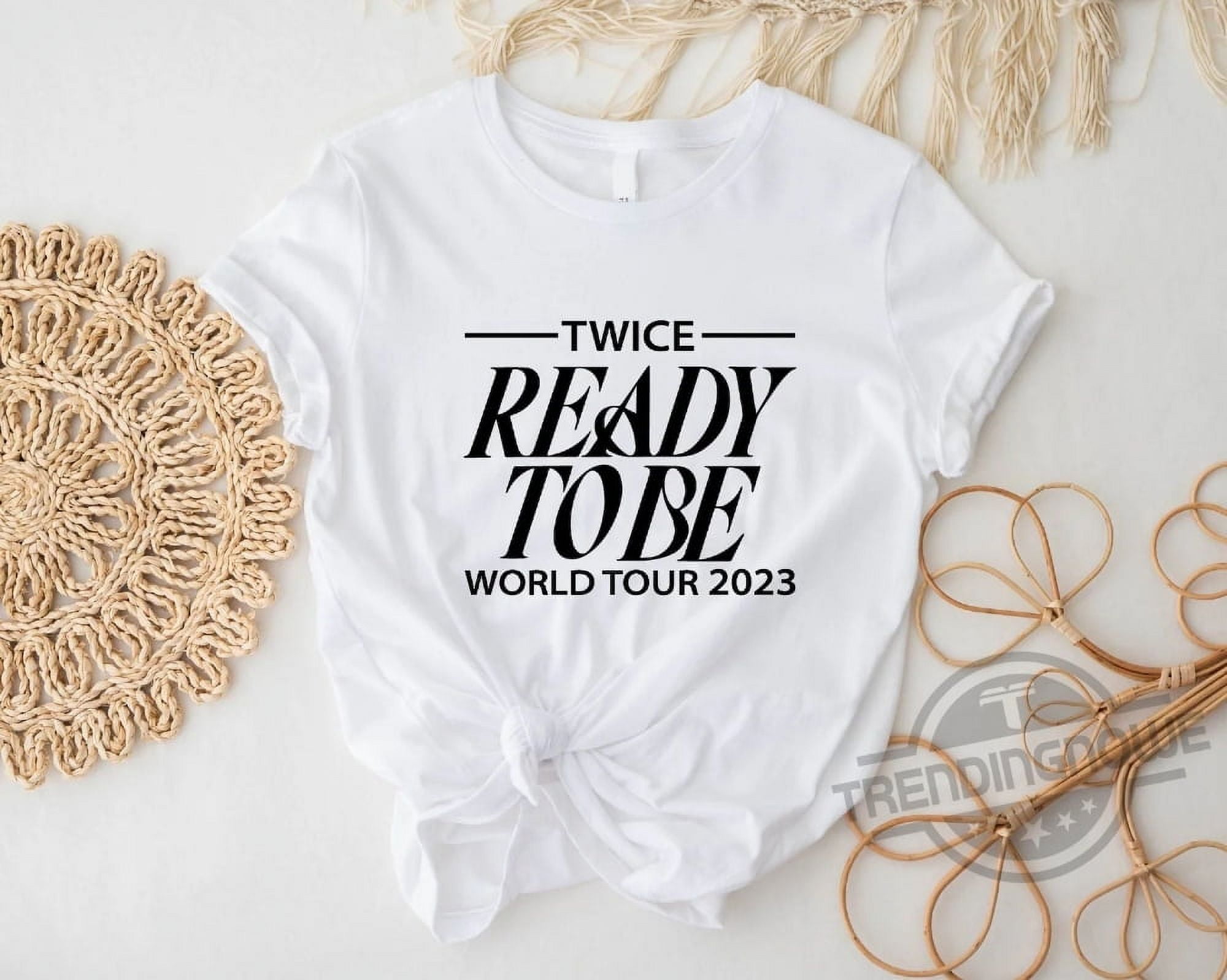 Twice Ready To Be World Tour 2023 Shirt Once Concert T-shirts - Walmart.com