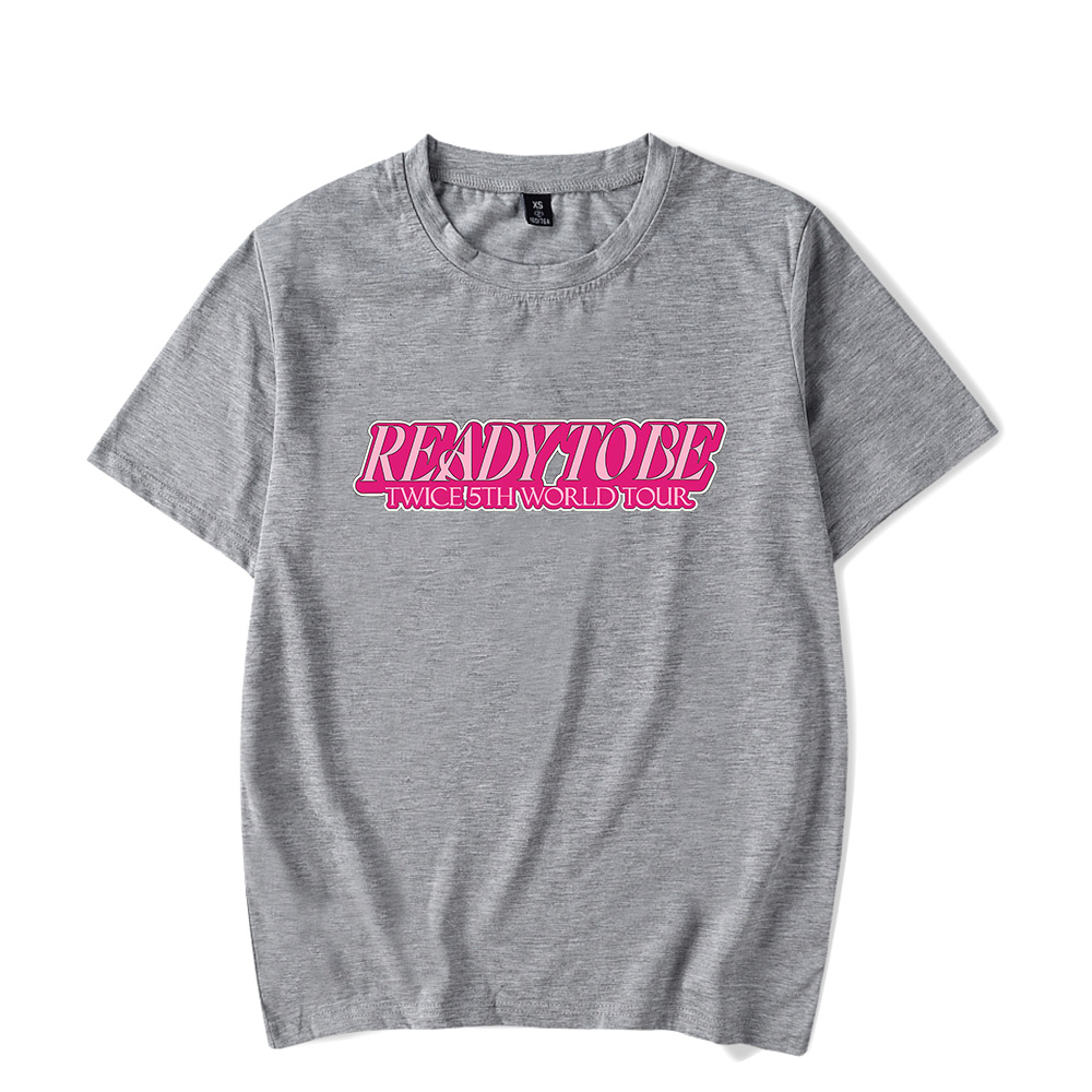 Twice Ready To Be World Tour T-shirt Women Men Crewneck Short Sleeve ...