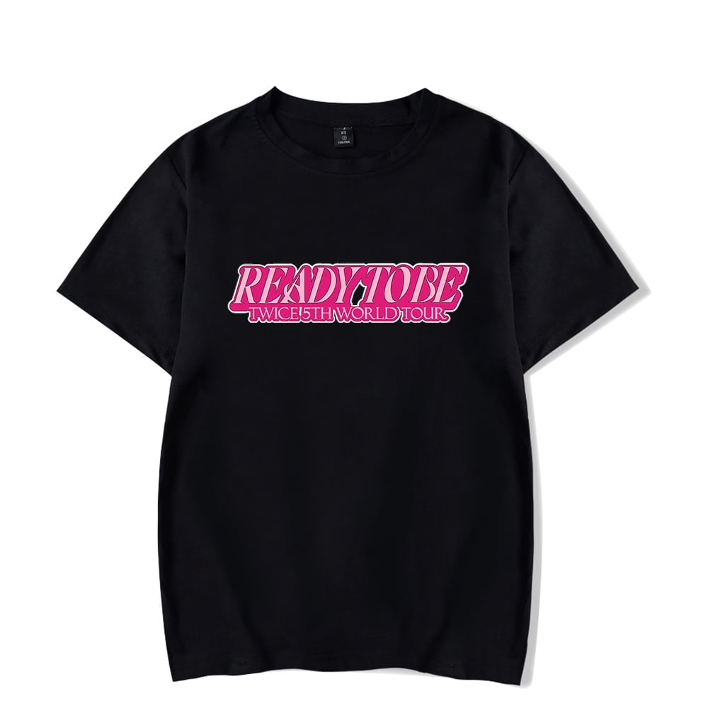 Twice Ready To Be World Tour T-shirt Women Men Crewneck Short Sleeve ...