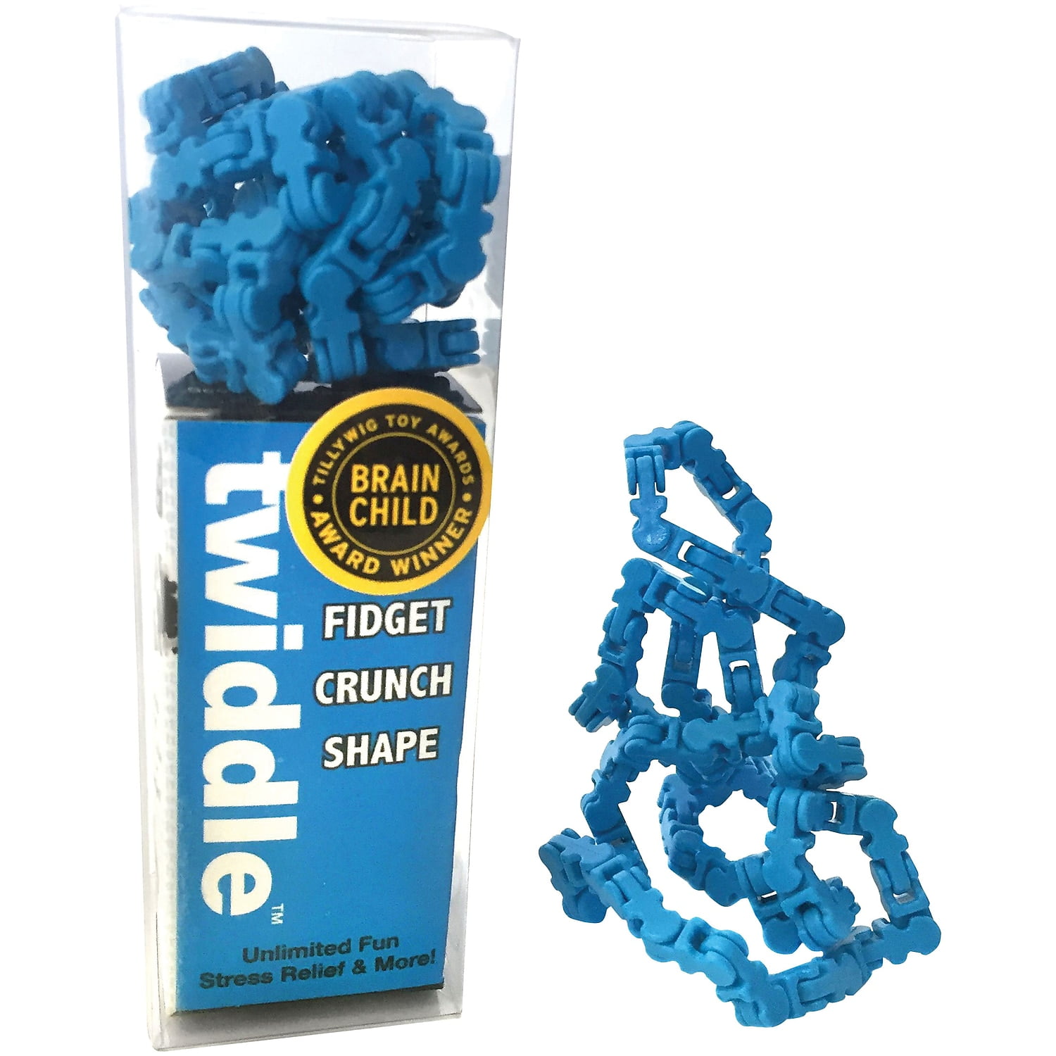 Twiddle Fidget Crunch Shape Blue Ages 5 and Up ZOR1474 - Walmart.com