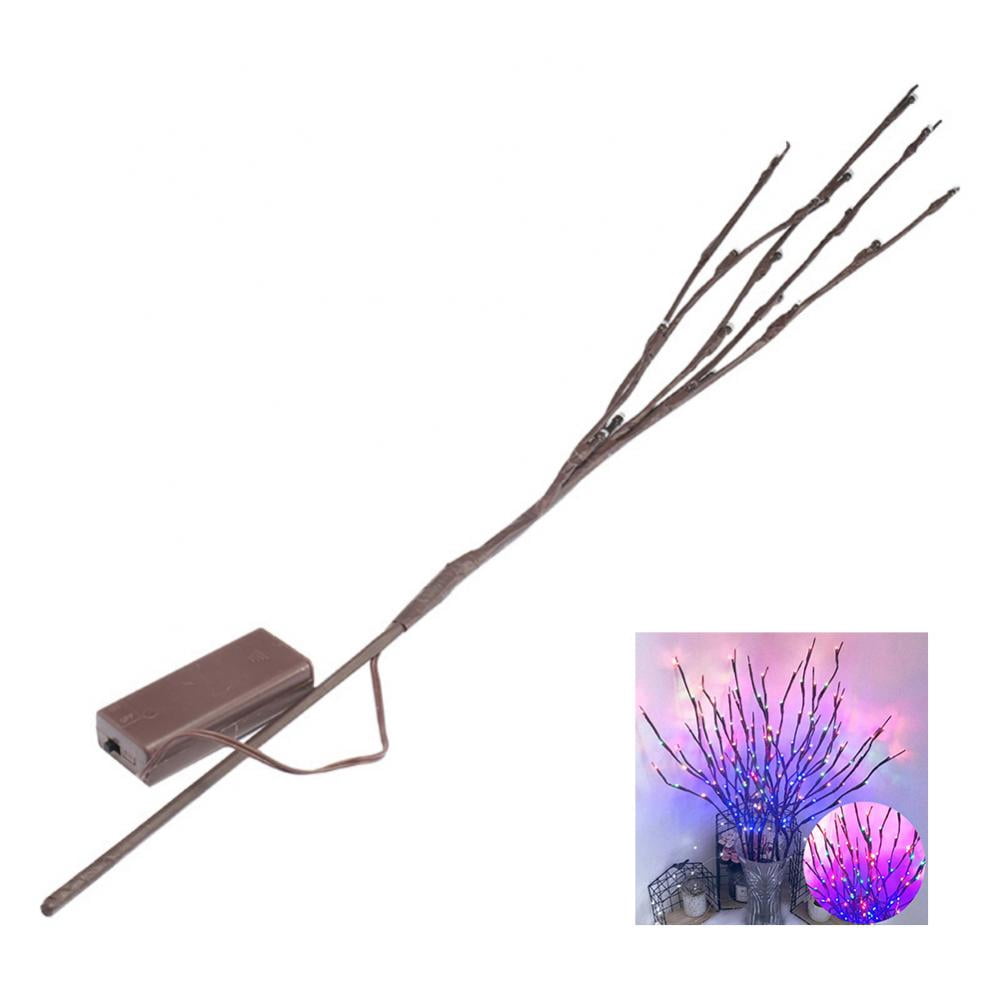 Twig Lights - 20 LED Waterproof & Battery Operated Branch Lights for ...