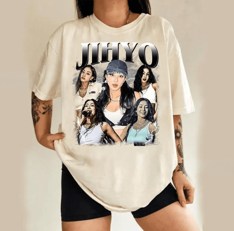 Twiice Jihyo 'TEN The Story Goes On' World Tour 2026 T-Shirt, US Tour ...