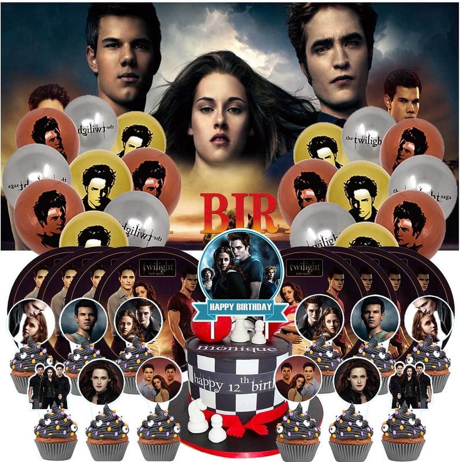 Twilight Balloons Supplies Party Decor Plates Decorations Banner Cake ...