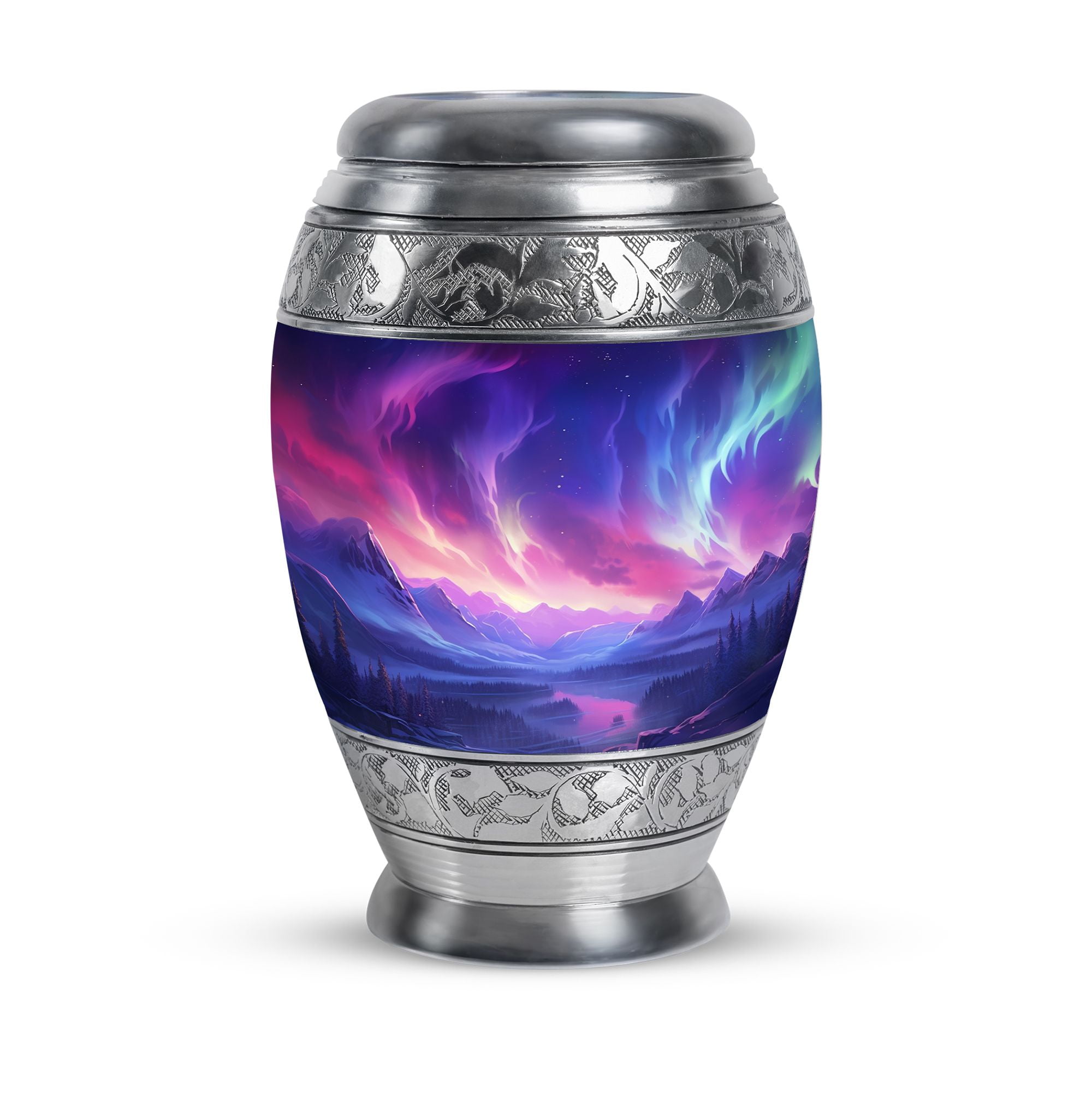 Twilight Dance Of Northern Lights - Cremation Ashes Containers - Angel ...