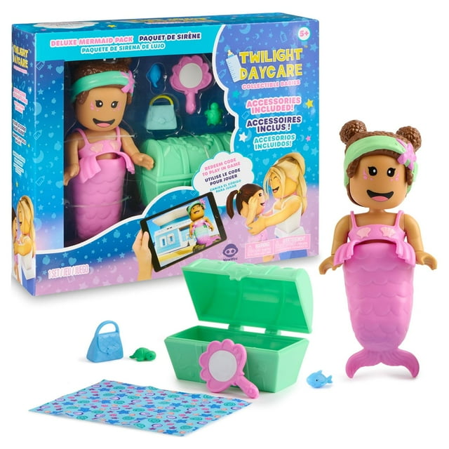 WowWee Twilight Daycare Toy Play Set - 7” Collectible Mermaid Baby ...