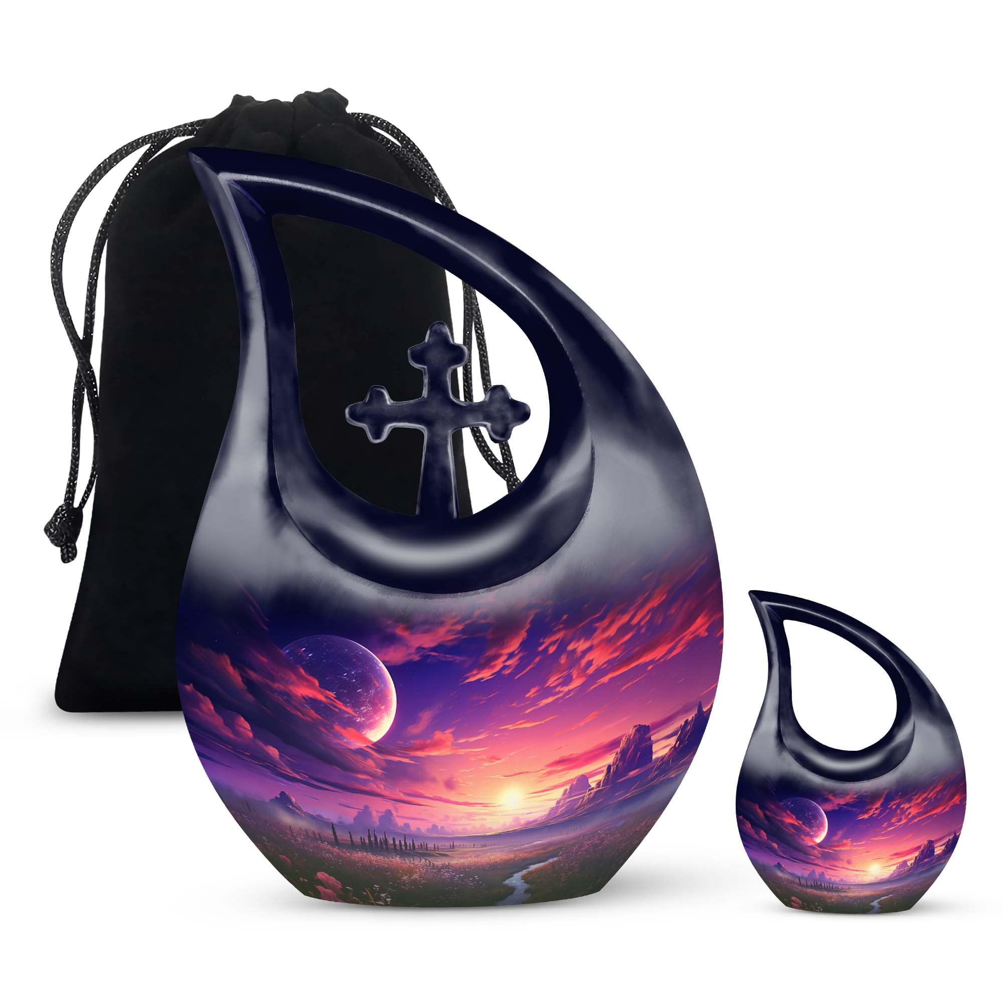 Twilight Over The Enchanted Urn - Human Cremation Urns - Urns For Human ...