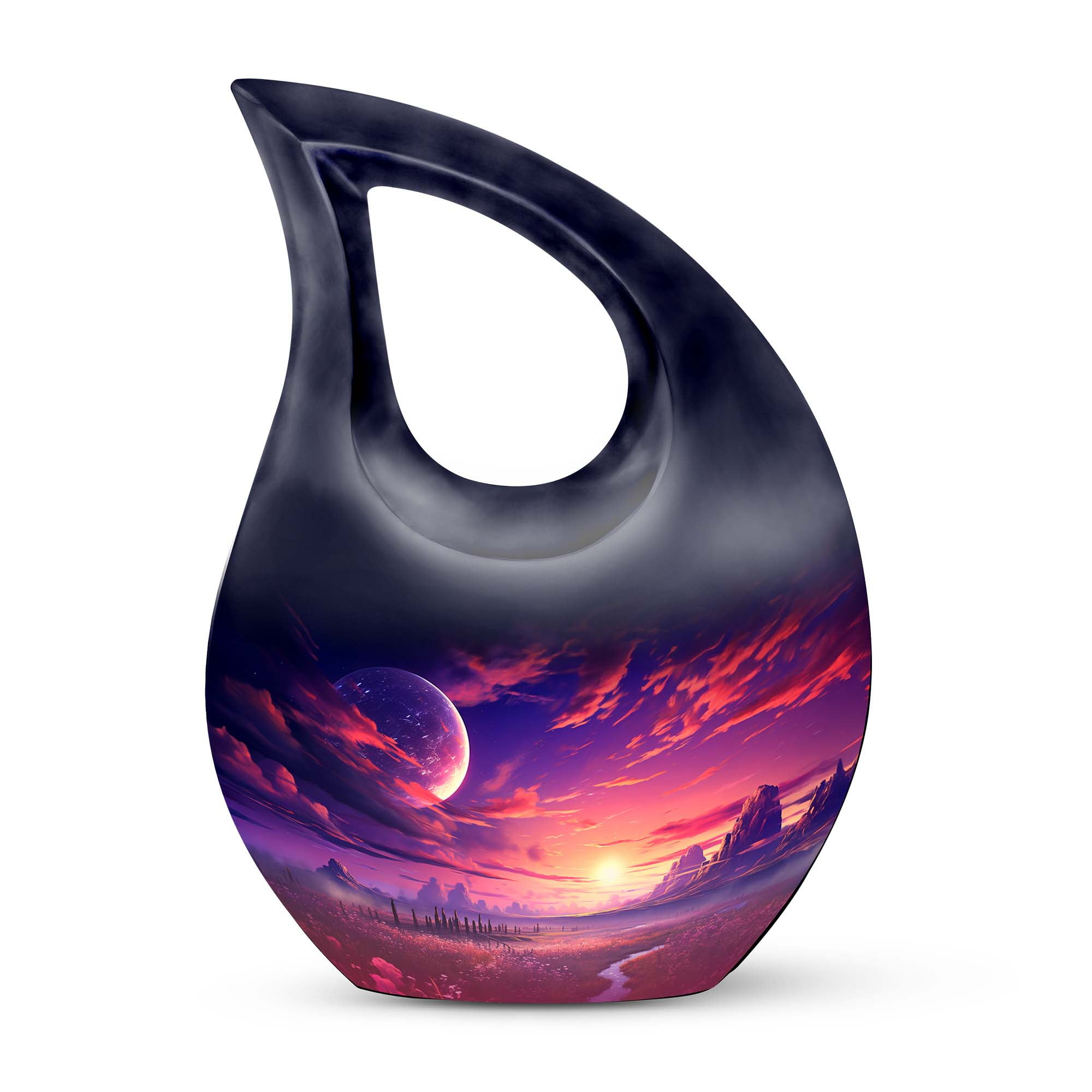 Twilight Over The Enchanted Urn - Urns For Adult Male - Urns For Human ...