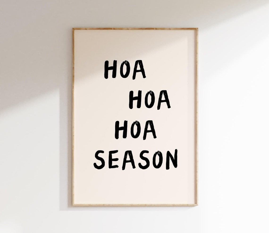 Twilight Funny Poster Hoa Hoa Hoa Print Twilight Gift Minimalist Wall ...