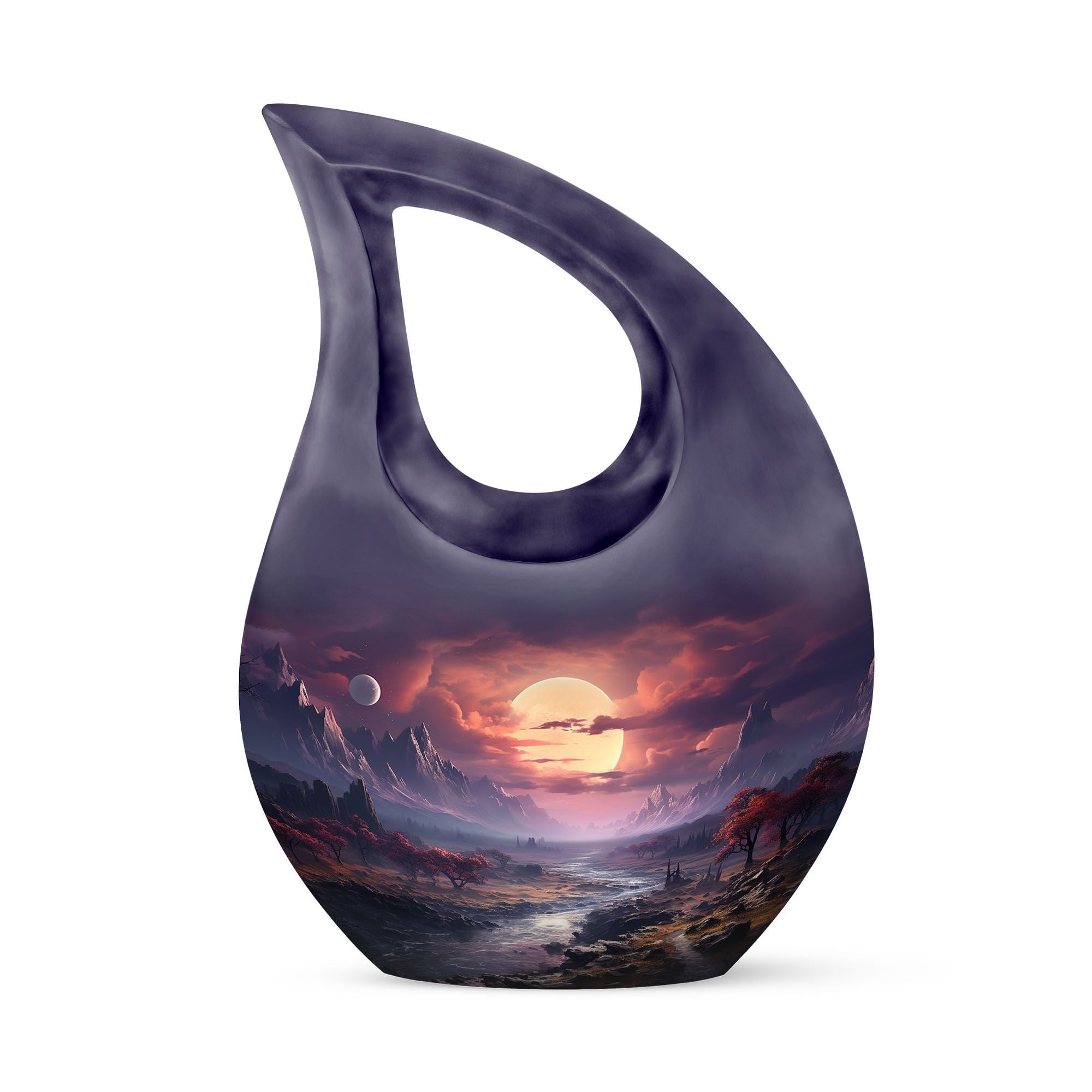 Twilight Harmony Crimson Valley Urn - Unique Urns For Human Ashes - Urn ...
