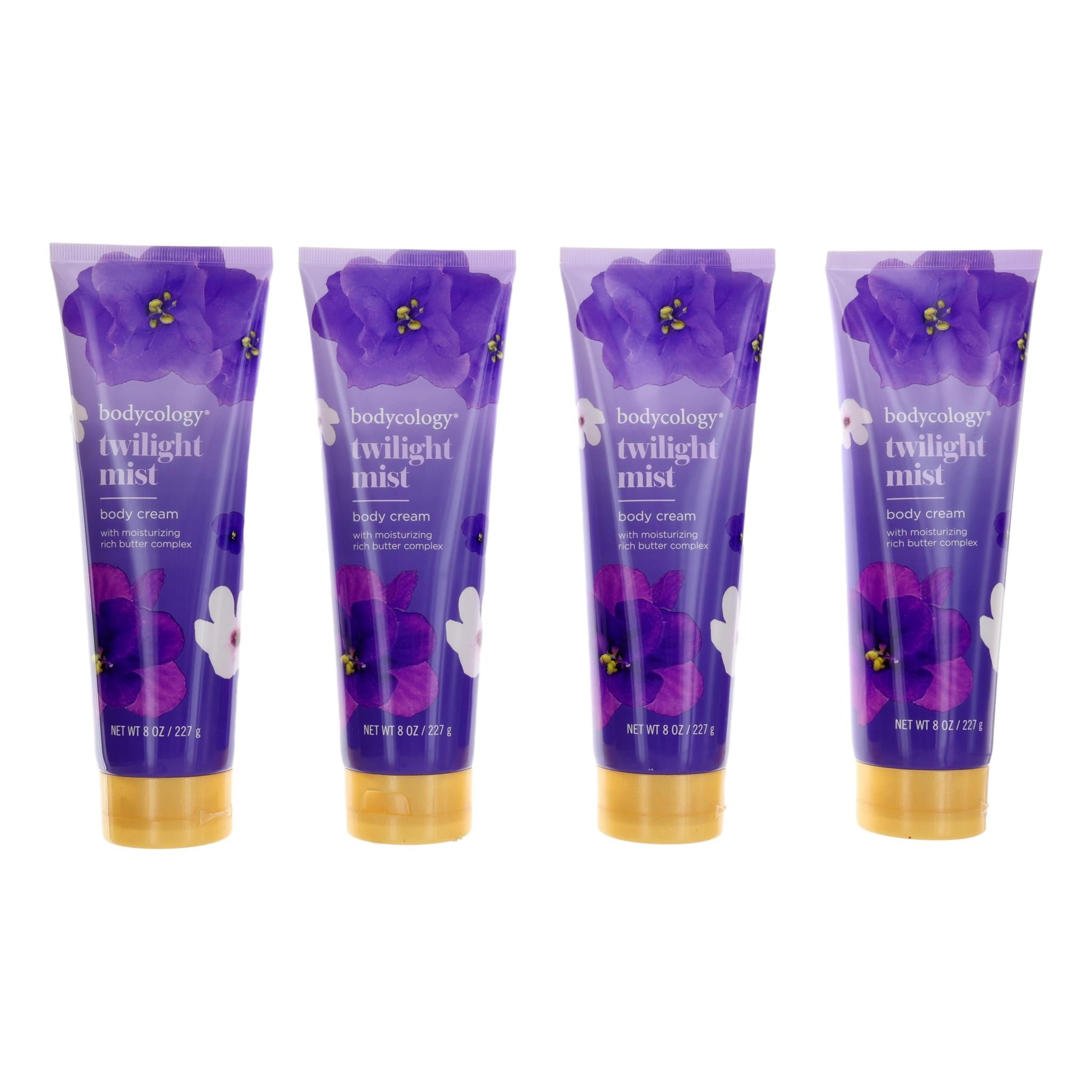 Twilight Mist by Bodycology, 4 Pack 8oz Moisturizing Body Cream women ...