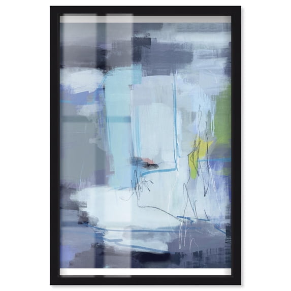 Twilight Over Water Shadowbox Print Blue Wall Decor by Art Remedy ...