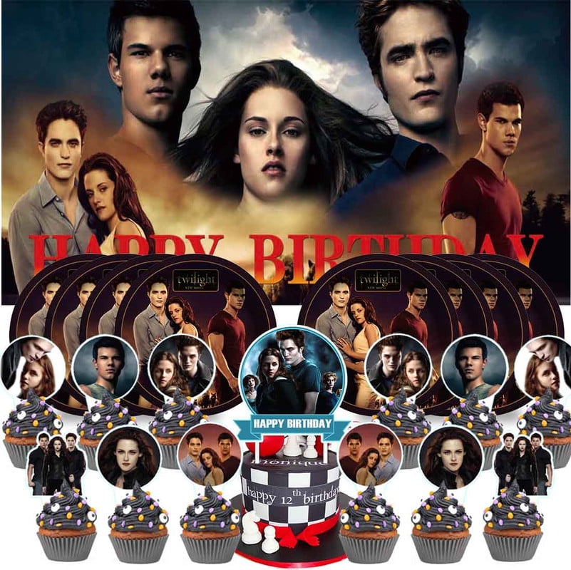Twilight Party Supplies Birthday Decorations Plates Banner Kids Cake ...