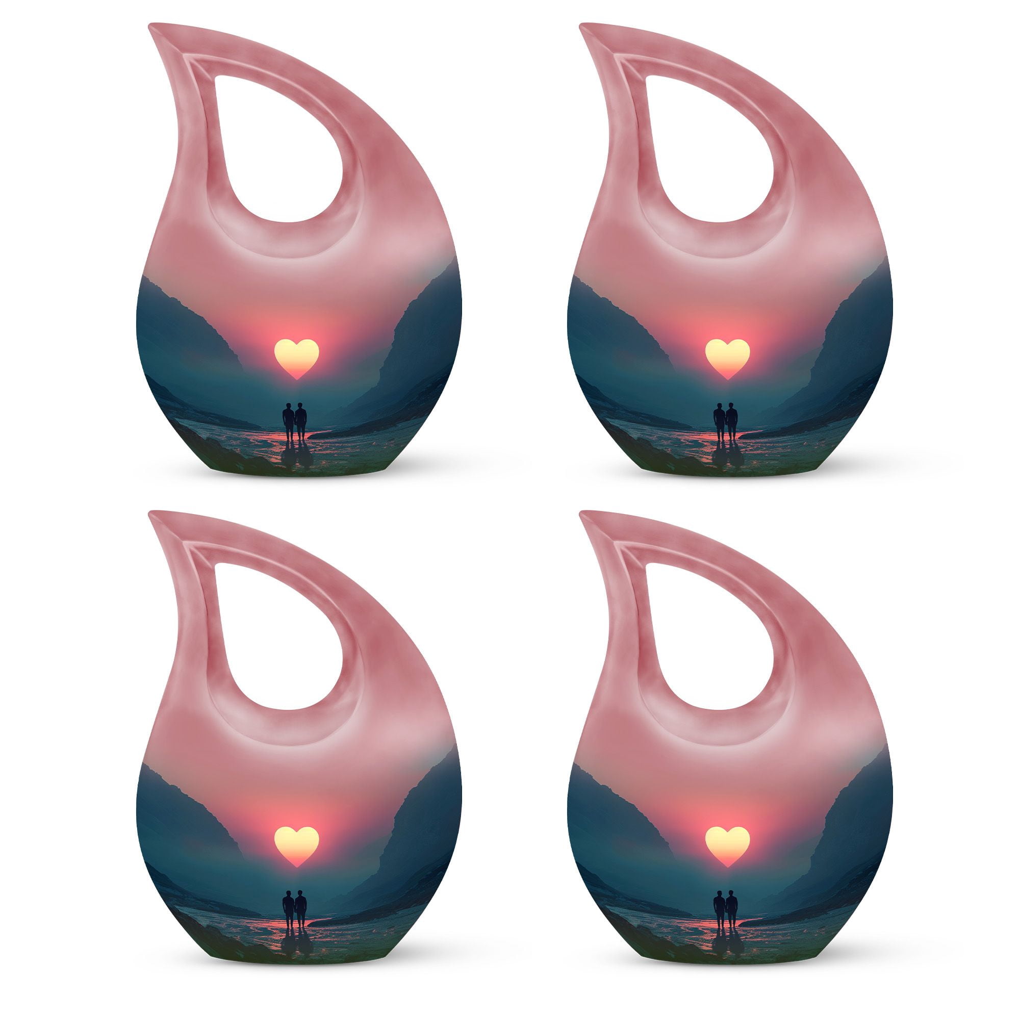 Twilight Romance Urn - Cremation Urn Human Ashes - Urn For Ashes Adult ...